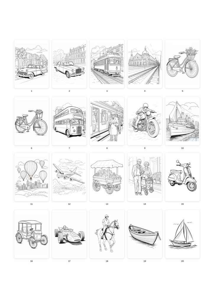 Coloring Pages – October 2023 – SilverActivities Store