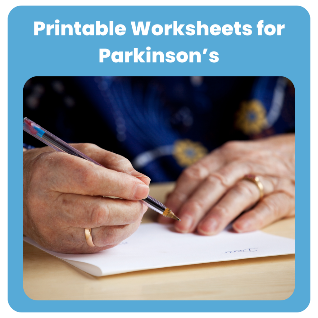 Parkinson’s Activities – Printable Worksheet Exercises ...